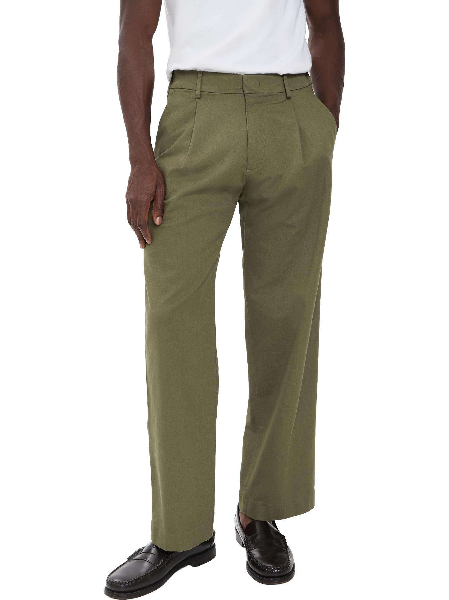 NN07 kaye cotton relaxed pleated trousers 32